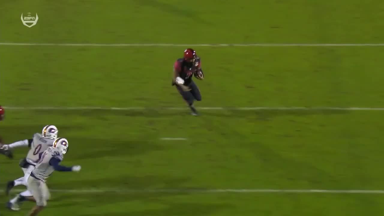 Lucas Johnson Rushes In For 2 Yard Td Espn Video