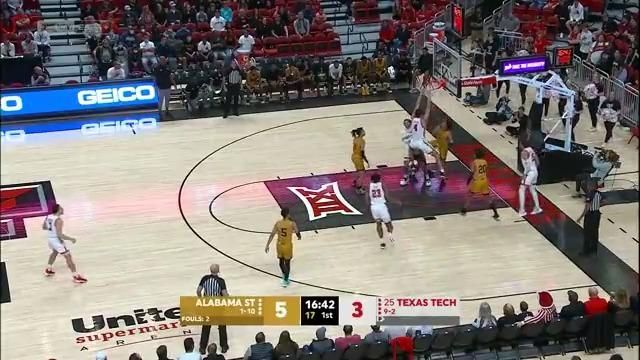 Daniel Batcho gets open under the basket for a Texas Tech dunk - ESPN Video
