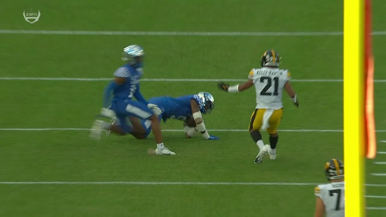 Deandre Square gets the pick vs. Iowa - ESPN Video