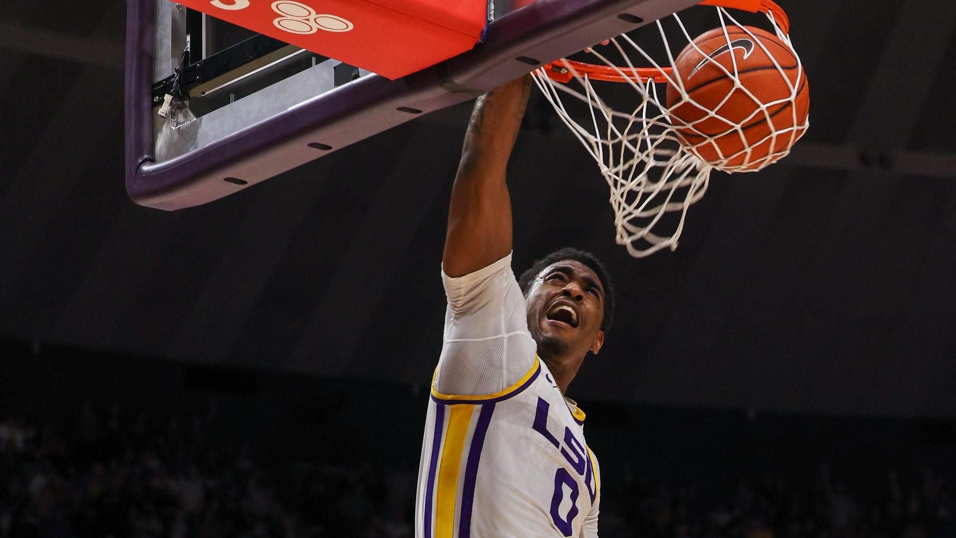 Brandon Murray reaches back for vicious LSU jam - ESPN Video