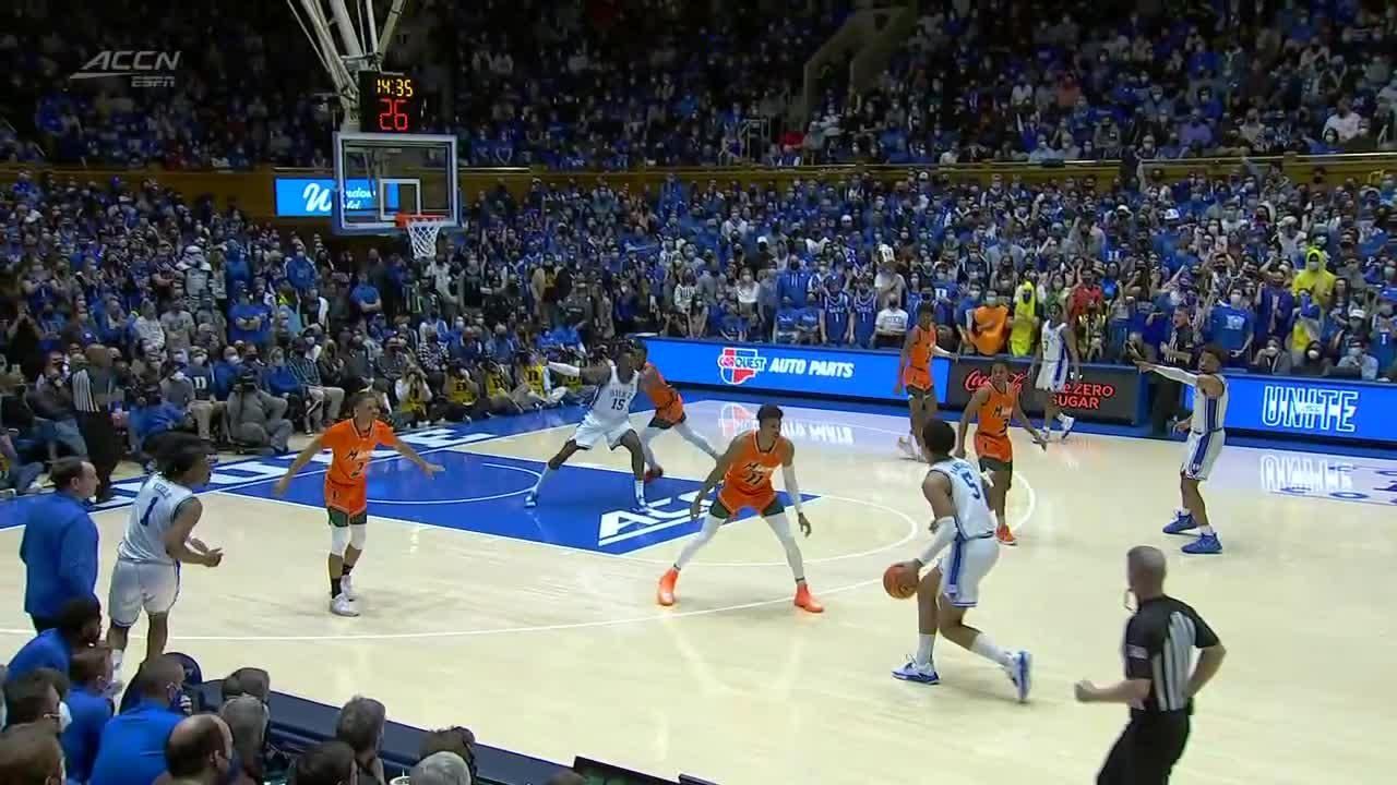 Mark Williams elevates for slam vs. Miami Hurricanes - ESPN Video