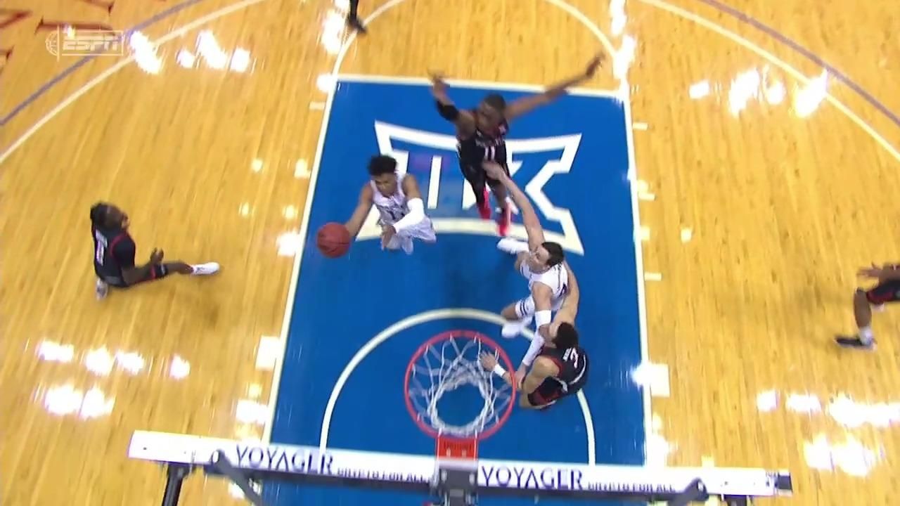 Remy Martin gets the underhanded layup to fall - ESPN Video