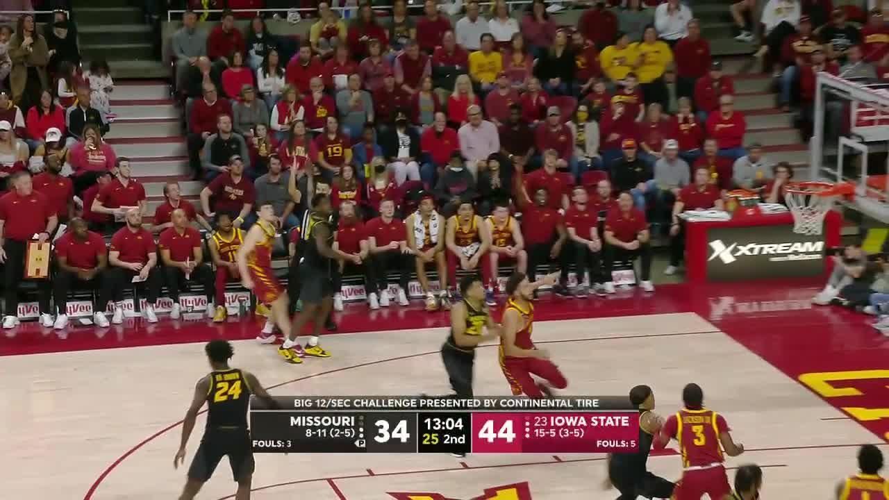 Caleb Grill sinks a deep 3 - ESPN Video