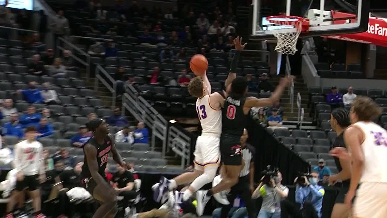 Bowen Born gets the tricky and-1 to fall - ESPN Video