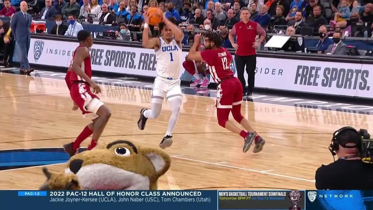 Jules Bernard goes up and under defenders for the lay-in - ESPN Video