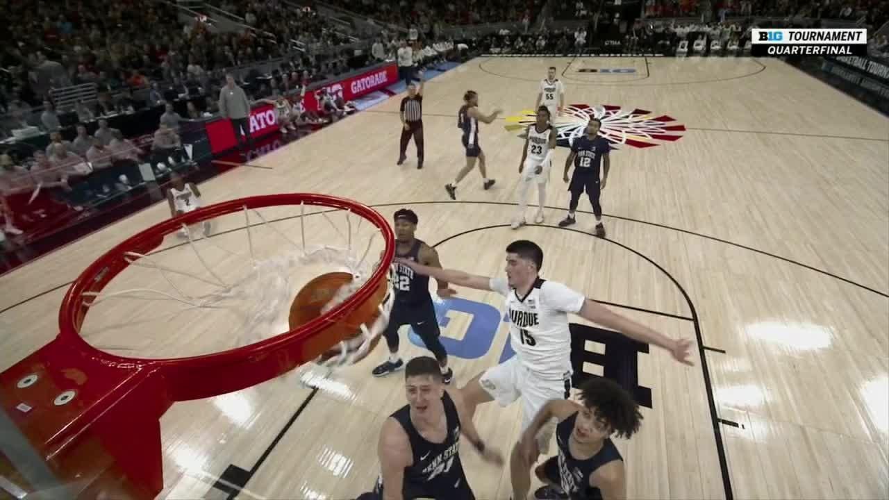 Eric Hunter Jr. somehow gets the and-1 to fall - ESPN Video