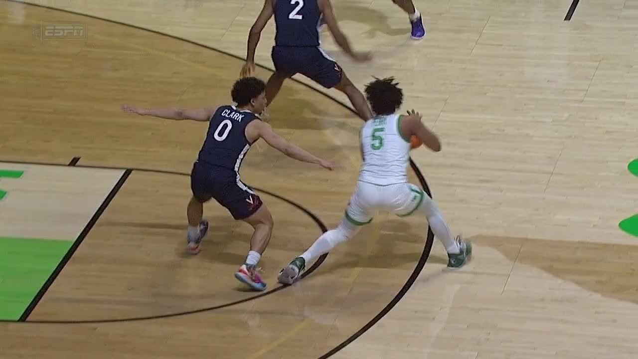 Tylor Perry knocks down long 3 for North Texas - ESPN Video