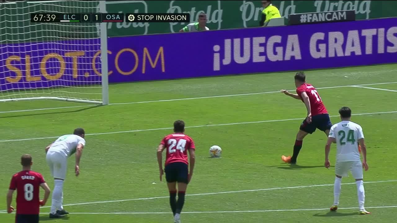 Osasuna take the lead vs. Elche - ESPN Video