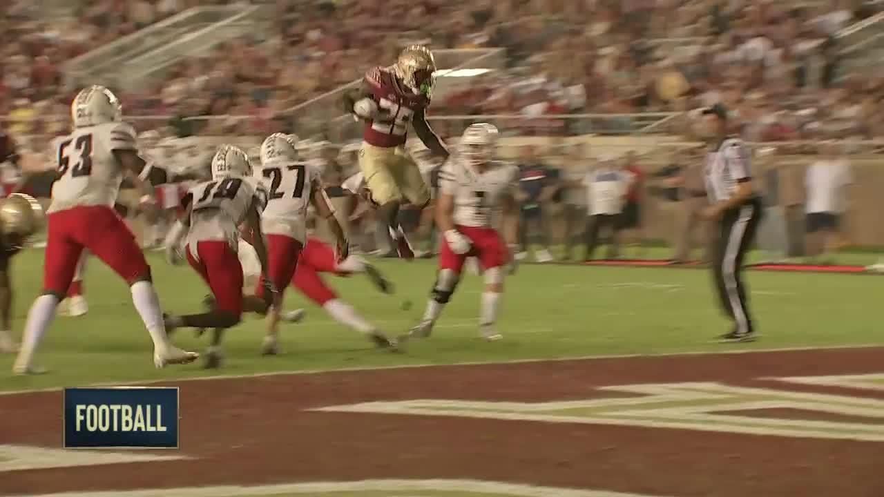 Rodney Hill rushes in for 8-yard touchdown - ESPN Video