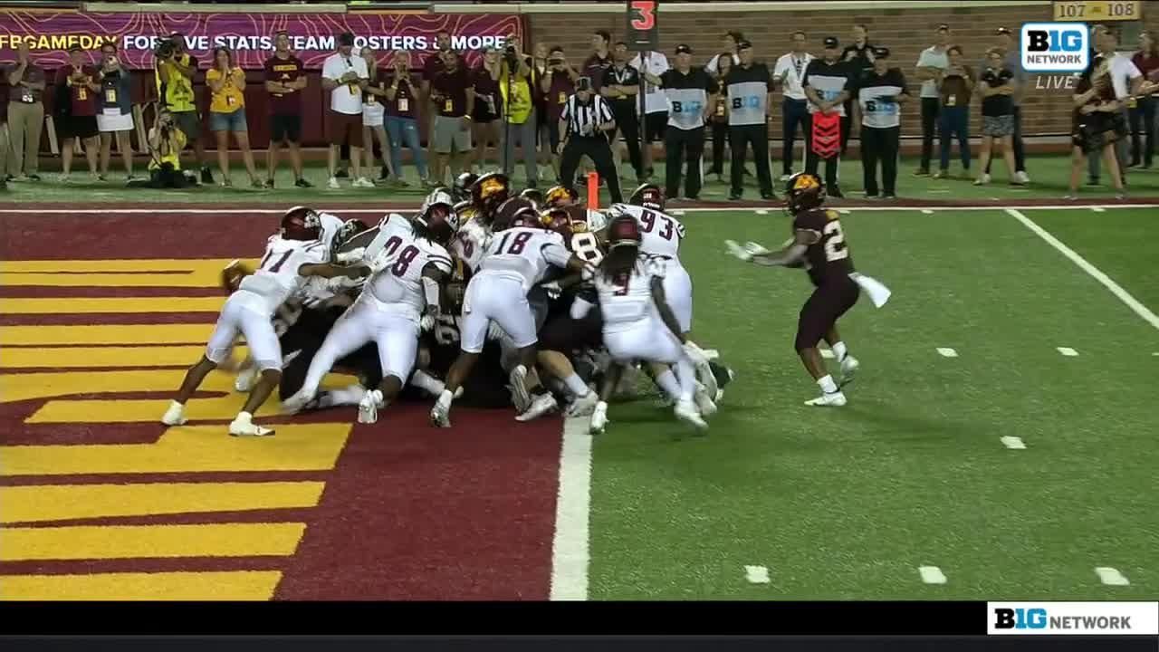 Tanner Morgan scores 1-yard rushing TD - ESPN Video