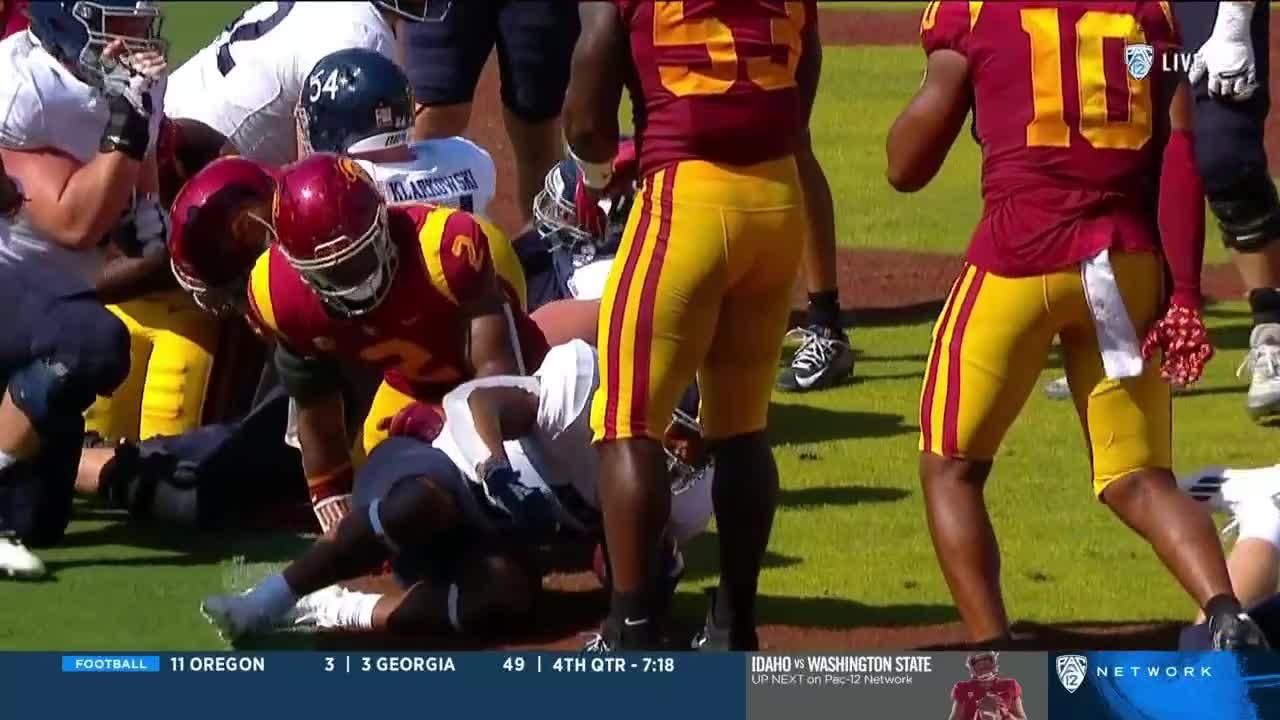 Touchdown! Ari Broussard scores vs. USC - ESPN Video