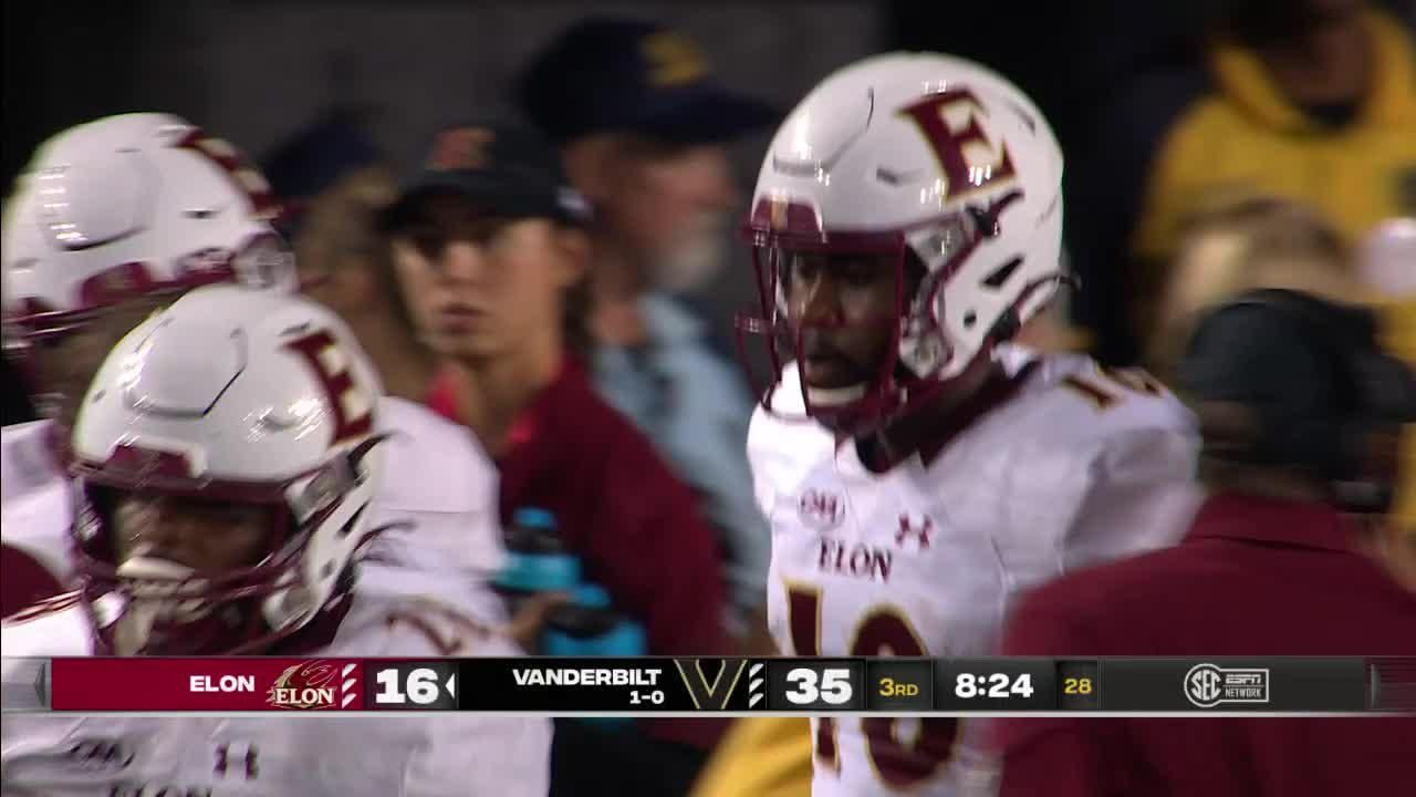 Touchdown! Matthew Mckay somehow finds pay dirt for Elon - ESPN Video
