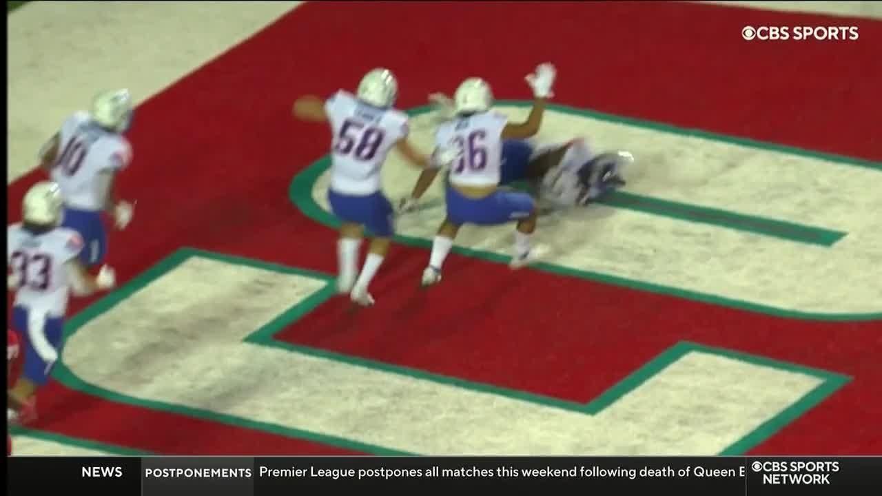 Wright time, Wright place! Deven Wright recovers blocked punt for a ...