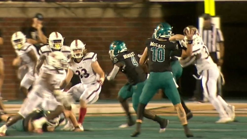 Coastal Carolina takes the lead for good on Jacob Jenkins' TD - ESPN Video