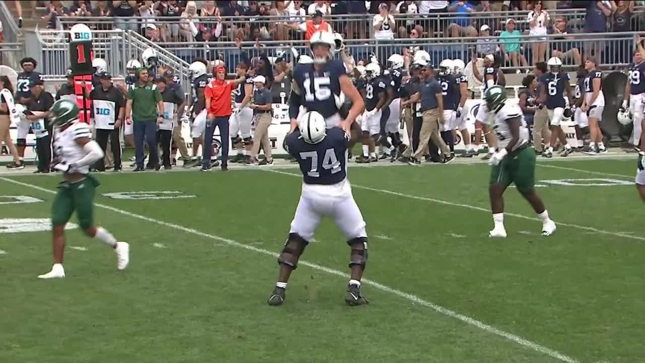 Drew Allar gives Penn State the lead with 32-yard pass - ESPN Video