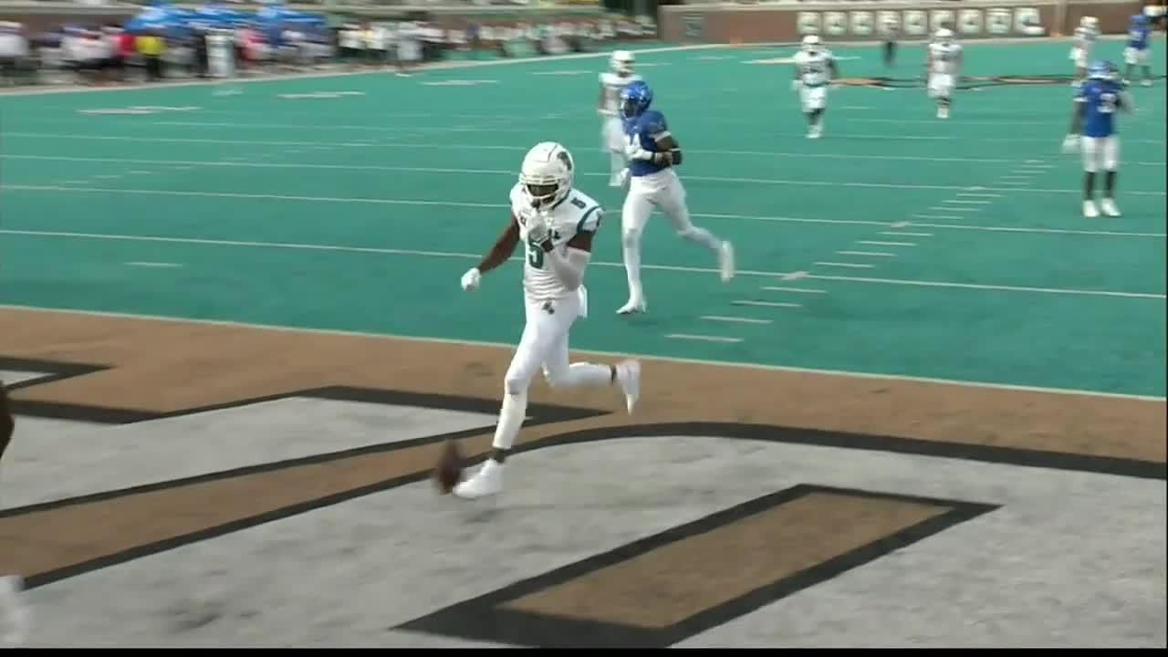 Grayson Mccall airs it out for 59-yard TD - ESPN Video