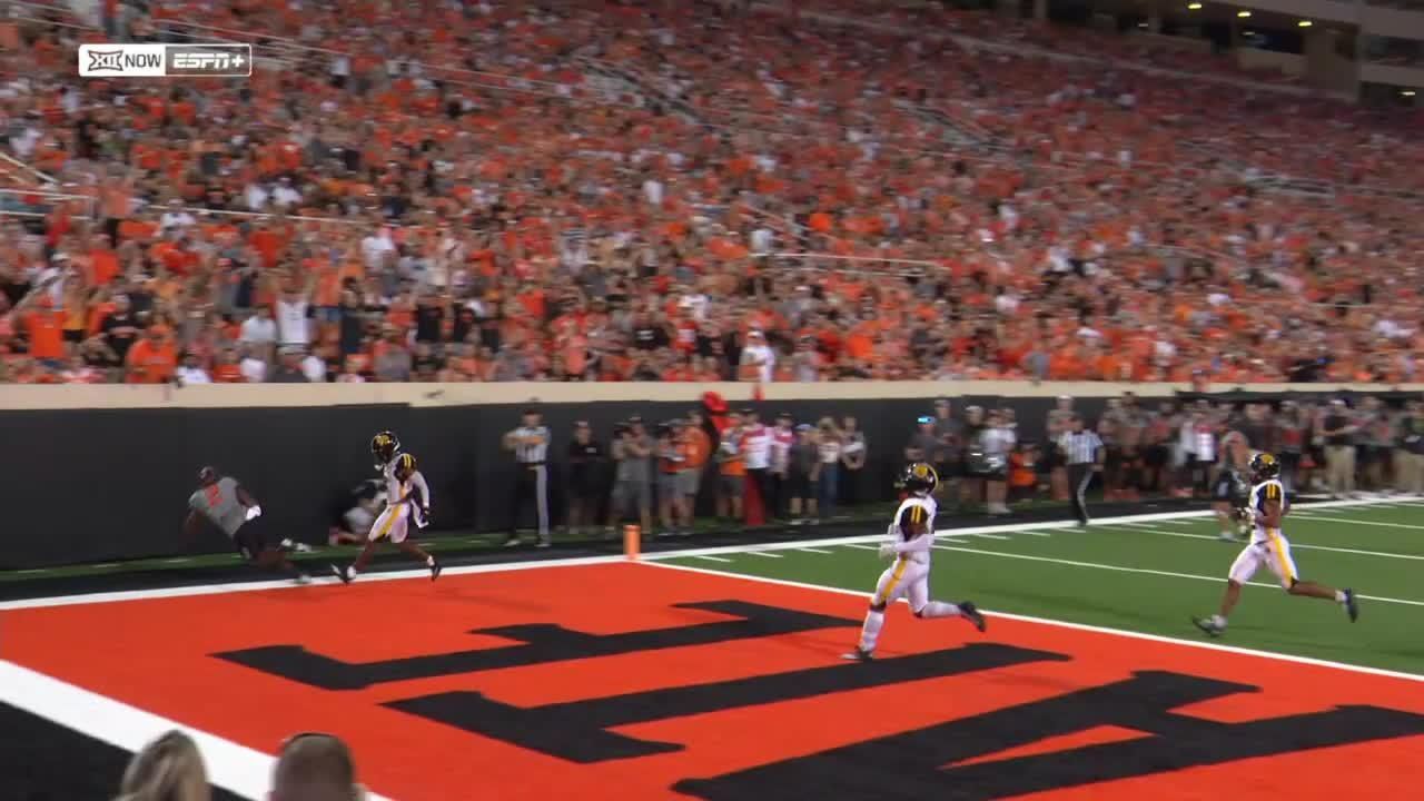 Talyn Shettron scores 16-yard receiving TD - ESPN Video