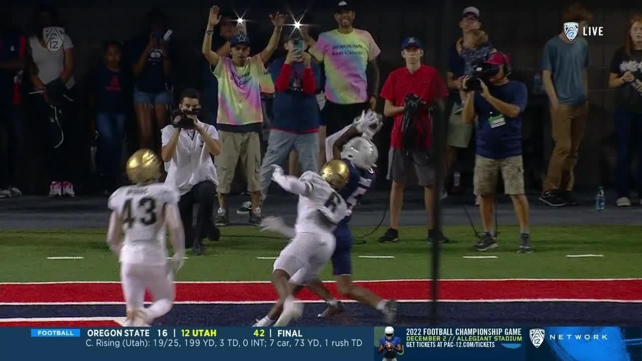 Dorian Singer makes unbelievable TD grab for Arizona - ESPN Video