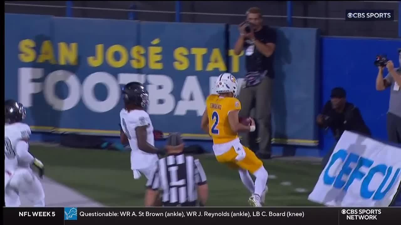 End Zone! Chevan Cordeiro scores 15-yard rushing TD - ESPN Video