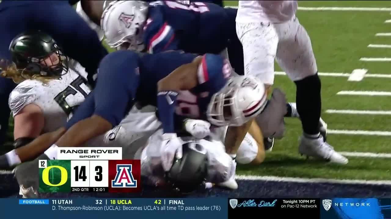 Touchdown! Bo Nix scores vs. Arizona - ESPN Video