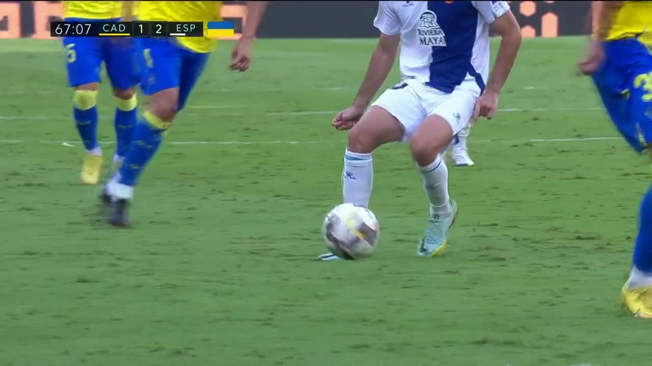 Joselu goal 67th minute Cádiz 1-2 Espanyol - ESPN Video