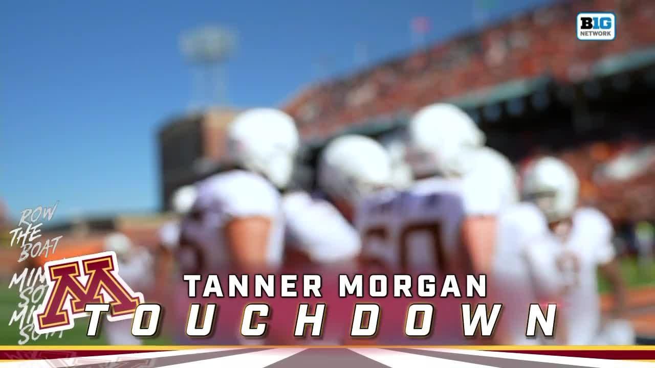 End Zone! Tanner Morgan scores 9-yard rushing touchdown - ESPN Video