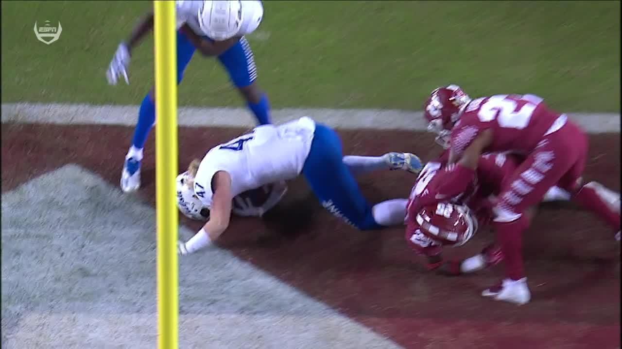 Ethan Hall scores a Tulsa TD on a 3-yard shovel pass - ESPN Video