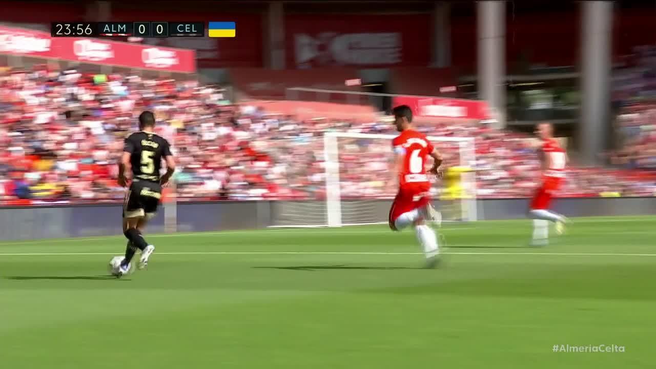 Gabriel Veiga goal 25th minute Almería 0-1 Celta Vigo - ESPN Video