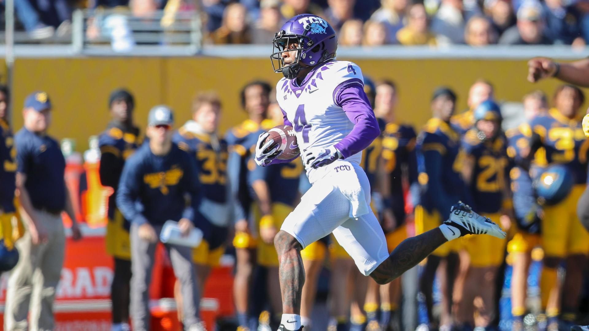 Taye Barber brings TCU even with a 71-yard TD - ESPN Video