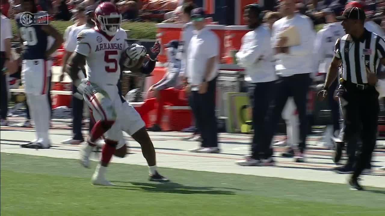 Raheim Sanders goes 76-yard on impressive run - ESPN Video
