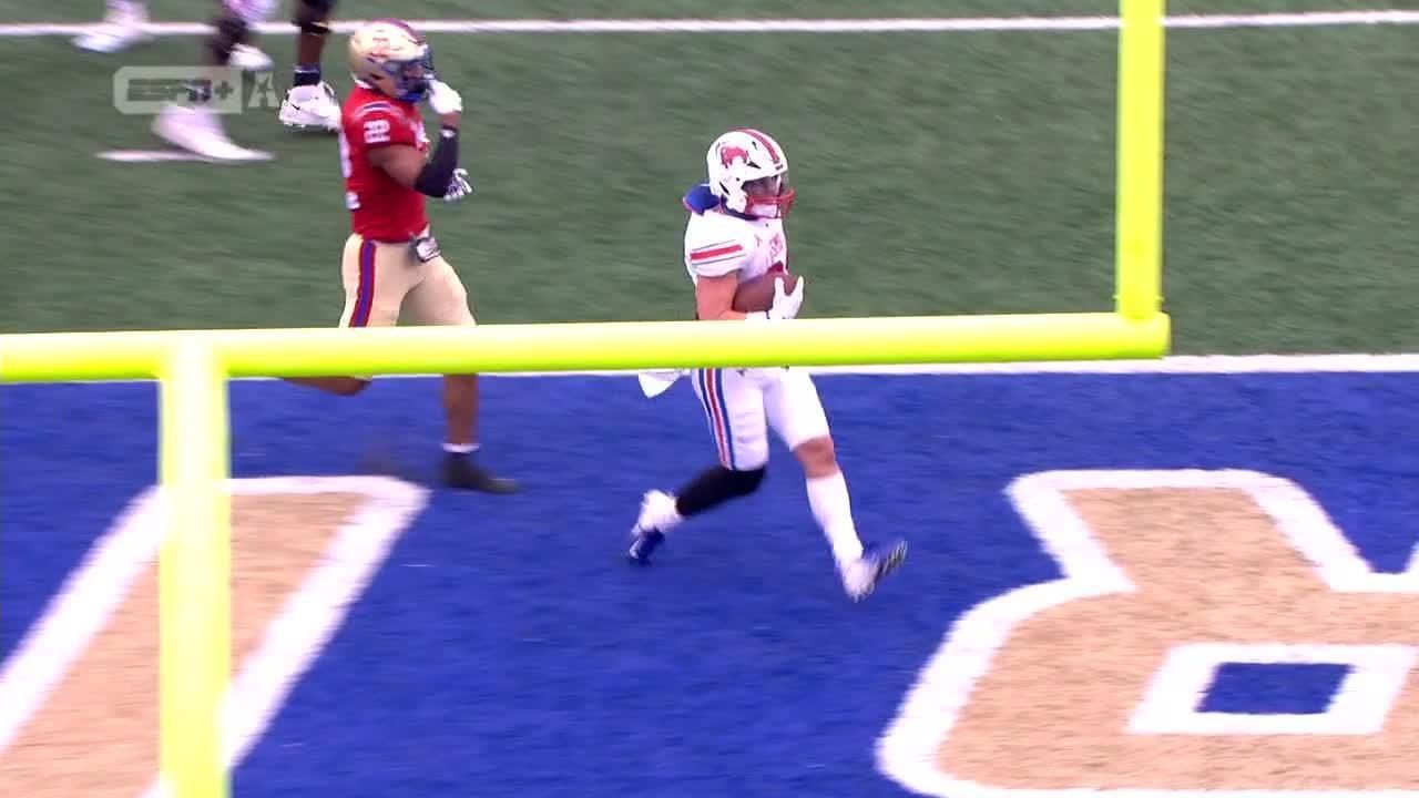 Tyler Lavine scores his 3rd TD for SMU - ESPN Video