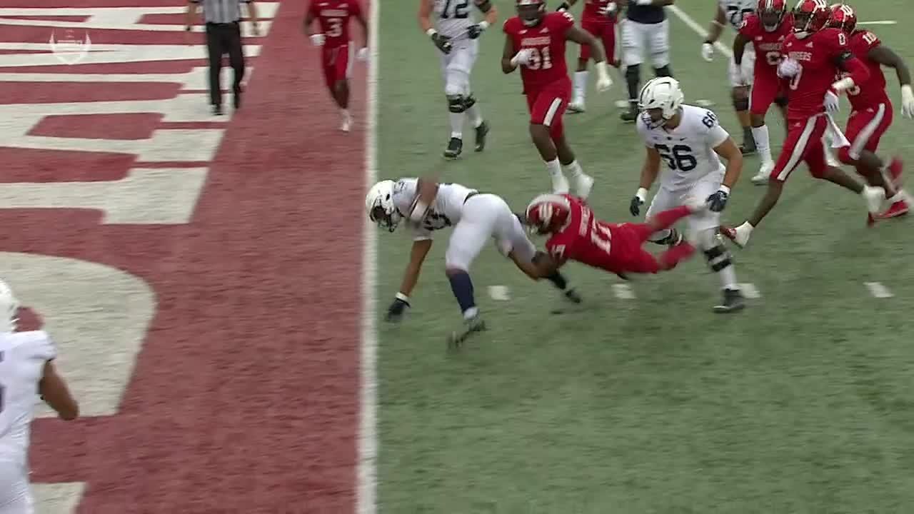 Touchdown! Kaytron Allen scores vs. Indiana - ESPN Video