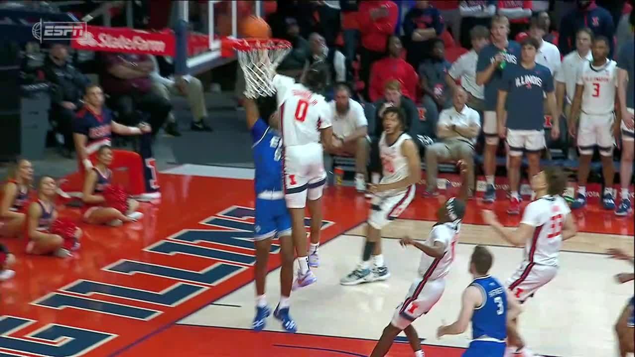 Terrence Shannon Jr. elevates for big-time block - ESPN Video