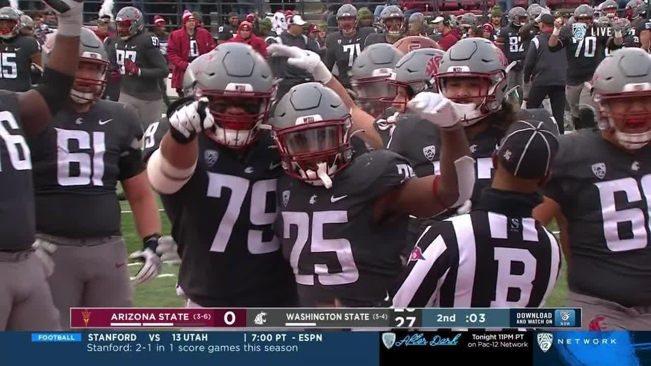 Nakia Watson's 3 TDs power Washington State past Arizona State - ESPN Video