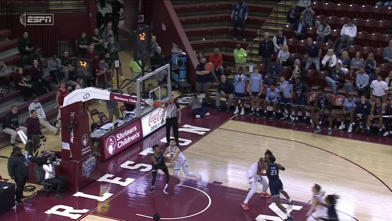 Chaunce Jenkins drills triple to seal Virginia Tech's win - ESPN Video
