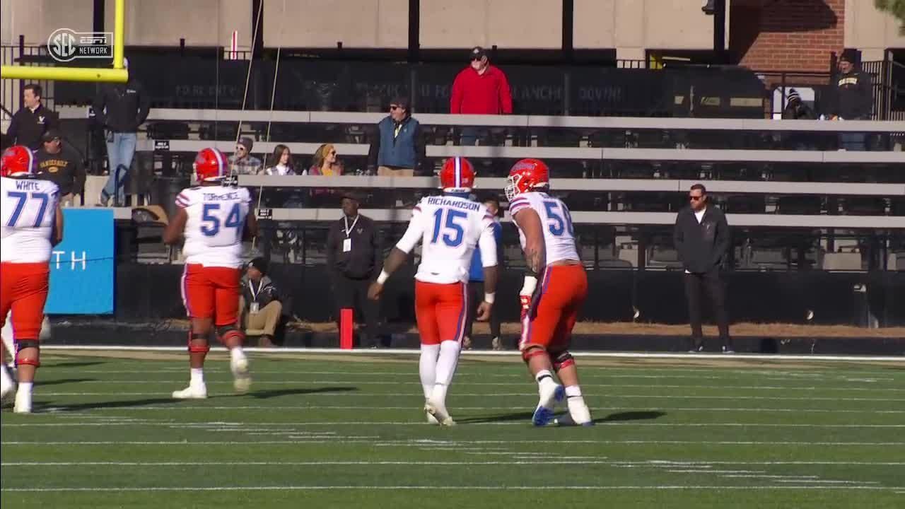 Anthony Richardson throws 16-yard touchdown vs. Vanderbilt - ESPN Video