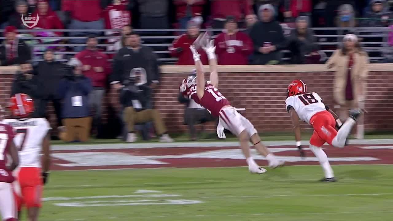 Drake Stoops' fantastic catch sets up OU touchdown - ESPN Video