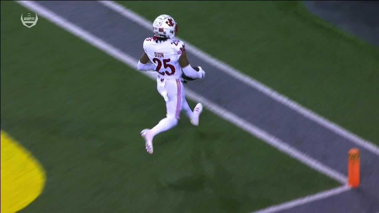 Jaylen Dixon ties the score for Utah with 18-yard TD run - ESPN Video