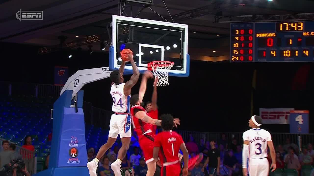 Dajuan Harris sets up K.J. Adams with a pretty lob - ESPN Video