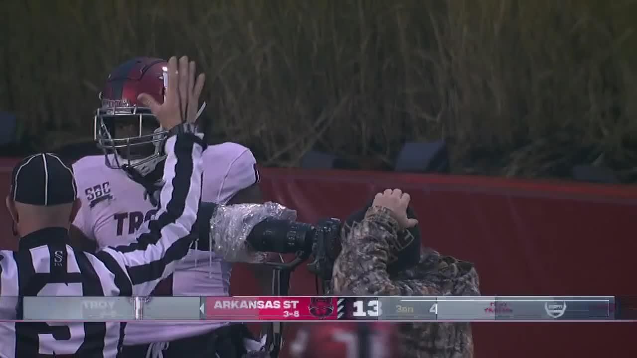 Gunnar Watson finds RaJae' Johnson for a Troy TD - ESPN Video