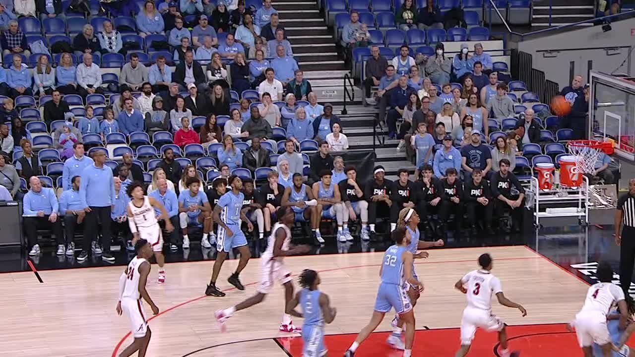 Mark Sears nails the triple vs. North Carolina Tar Heels - ESPN Video