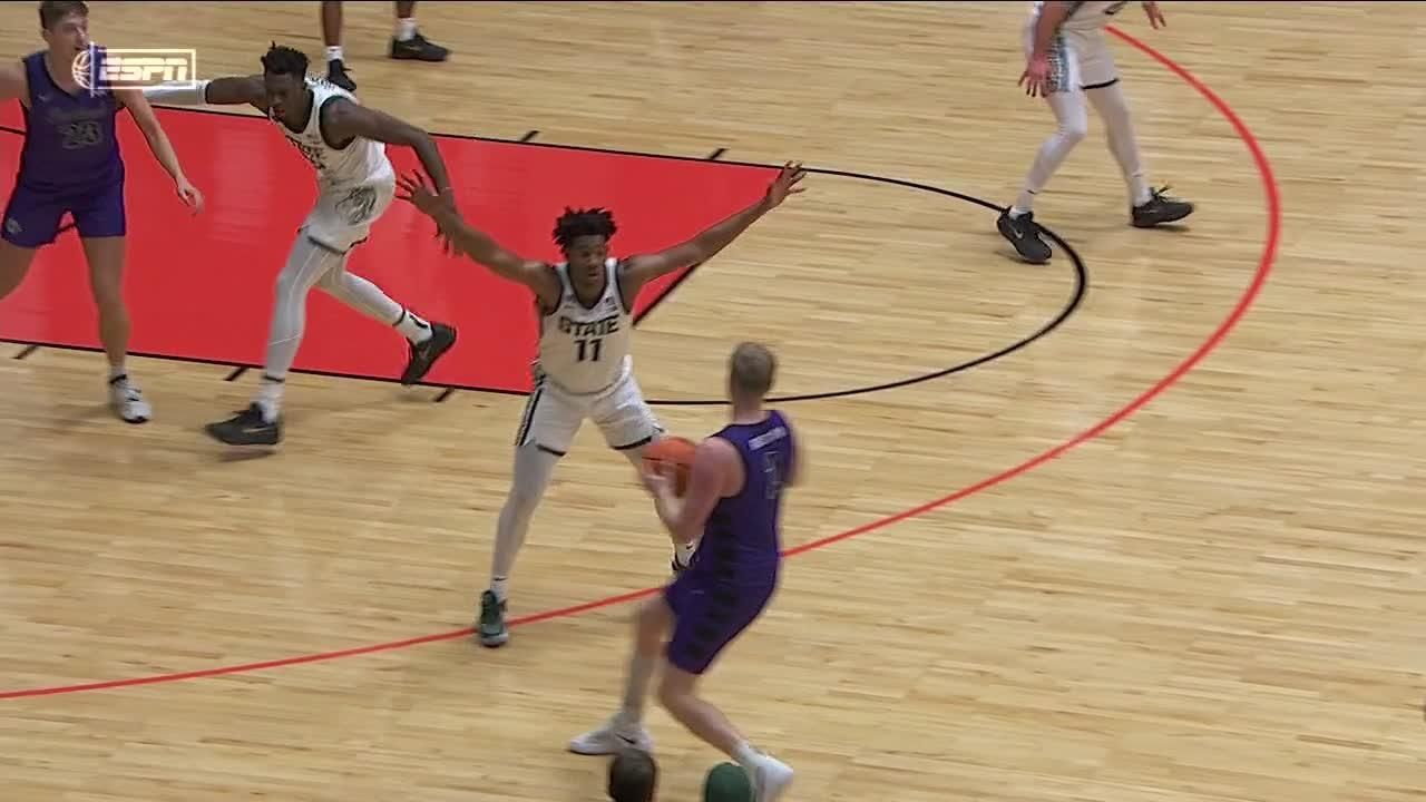 From downtown, Tyler Robertson hits the long 3 - ESPN Video