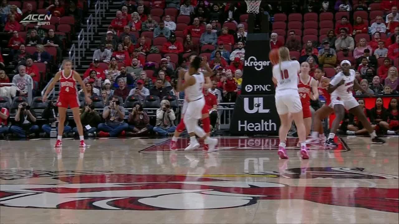Hailey Van Lith drills 3 for Louisville - ESPN Video