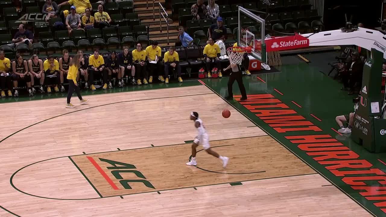 Lashae Dwyer makes a great defensive play for the steal - ESPN Video