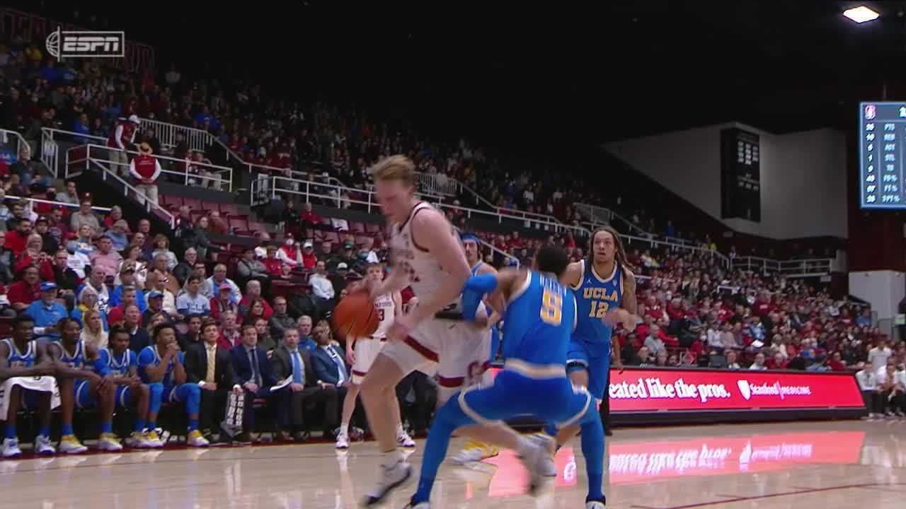 Max Murrell drops in smooth reverse layup for Stanford - ESPN Video