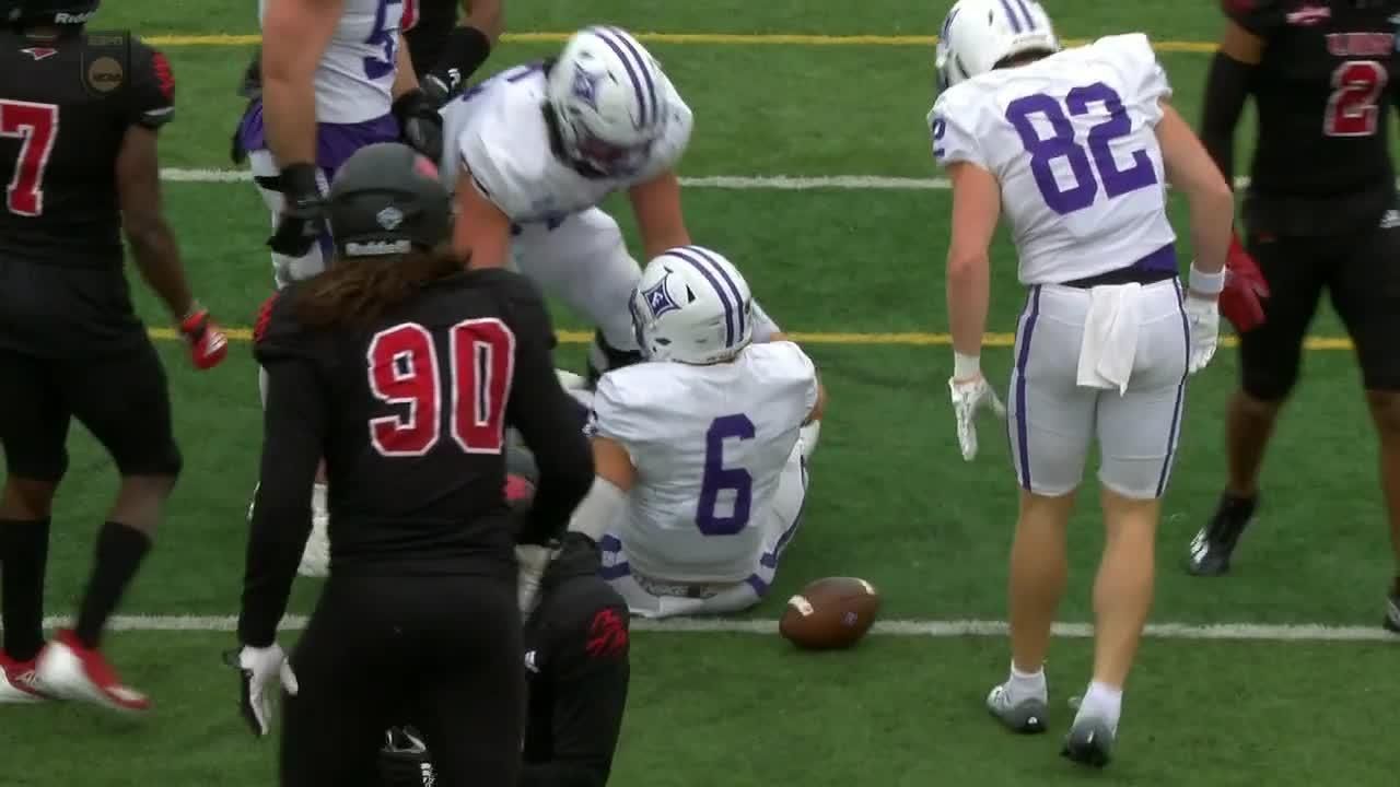 Tyler Huff goes 13-yard on impressive run - ESPN Video