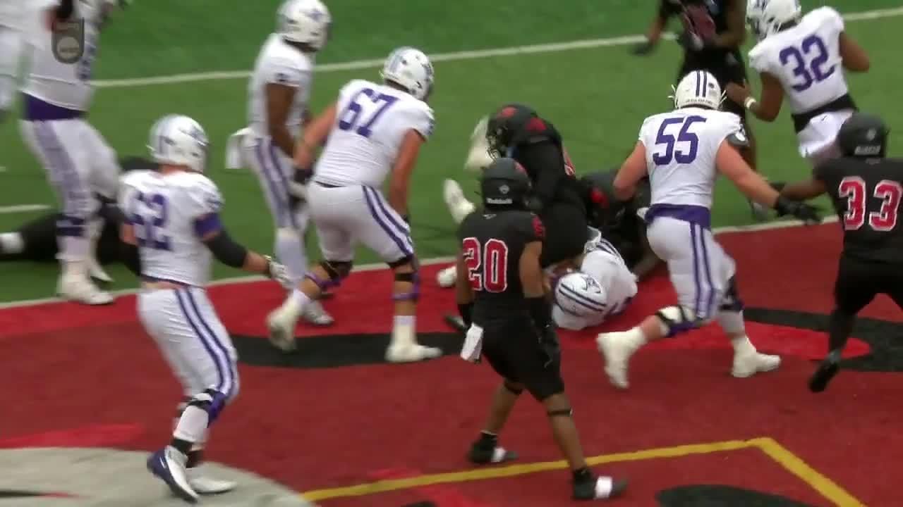 Tyler Huff crosses goal line for 1-yard touchdown - ESPN Video