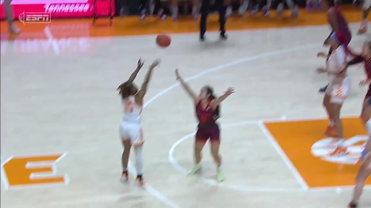 Jasmine Powell knocks down the 3-point shot - ESPN Video