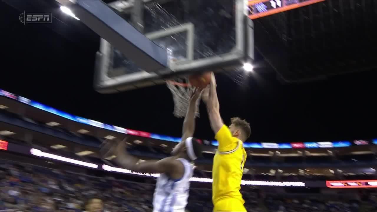 Check out Hunter Dickinson's sweet block - ESPN Video