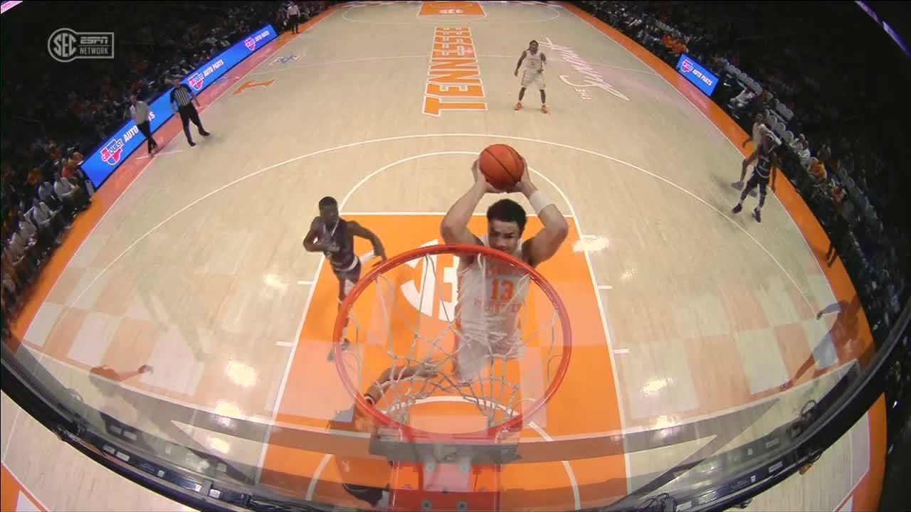 Julian Phillips soars in for Tennessee dunk - ESPN Video